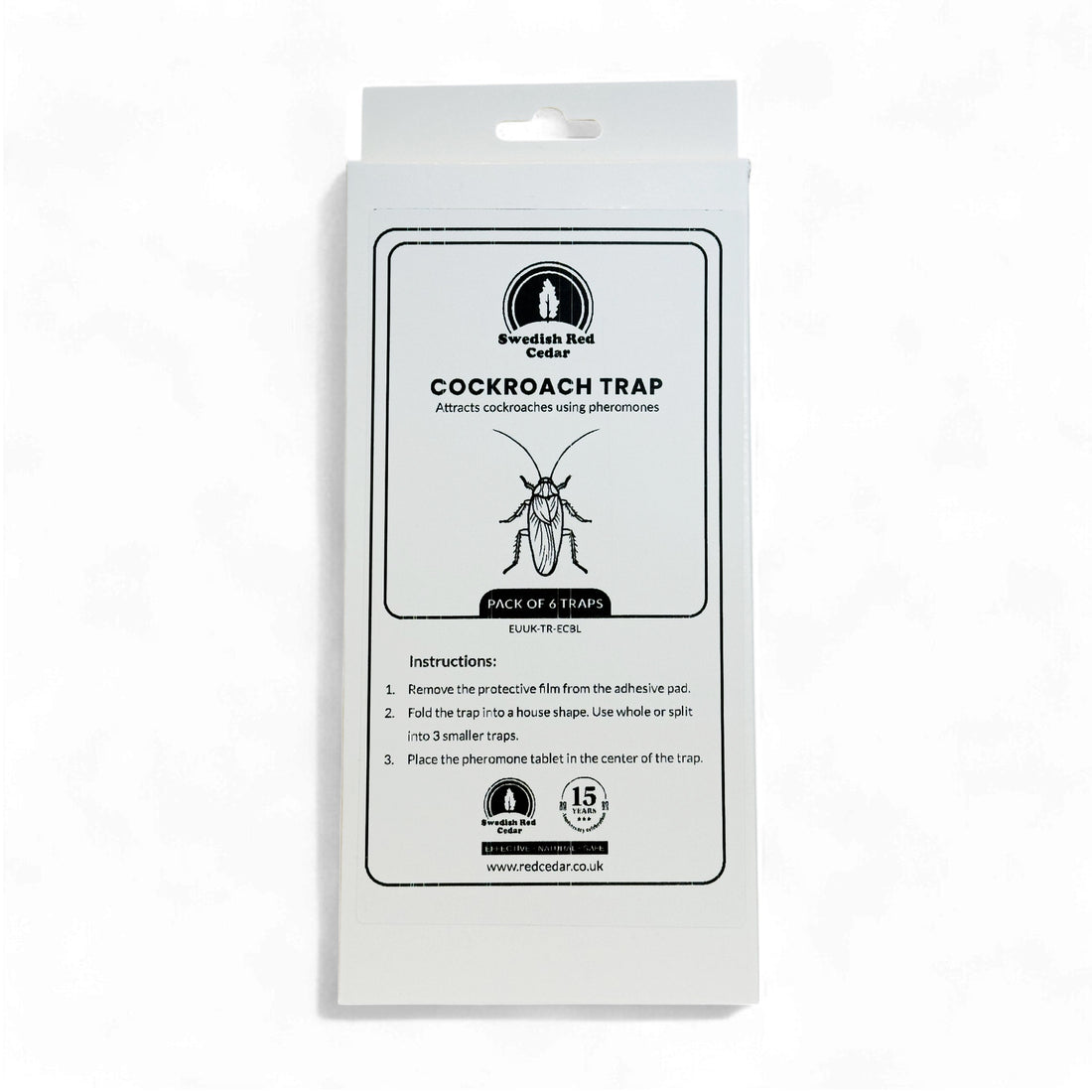 Cockroach Trap - 6 traps - RedCedar.co.uk